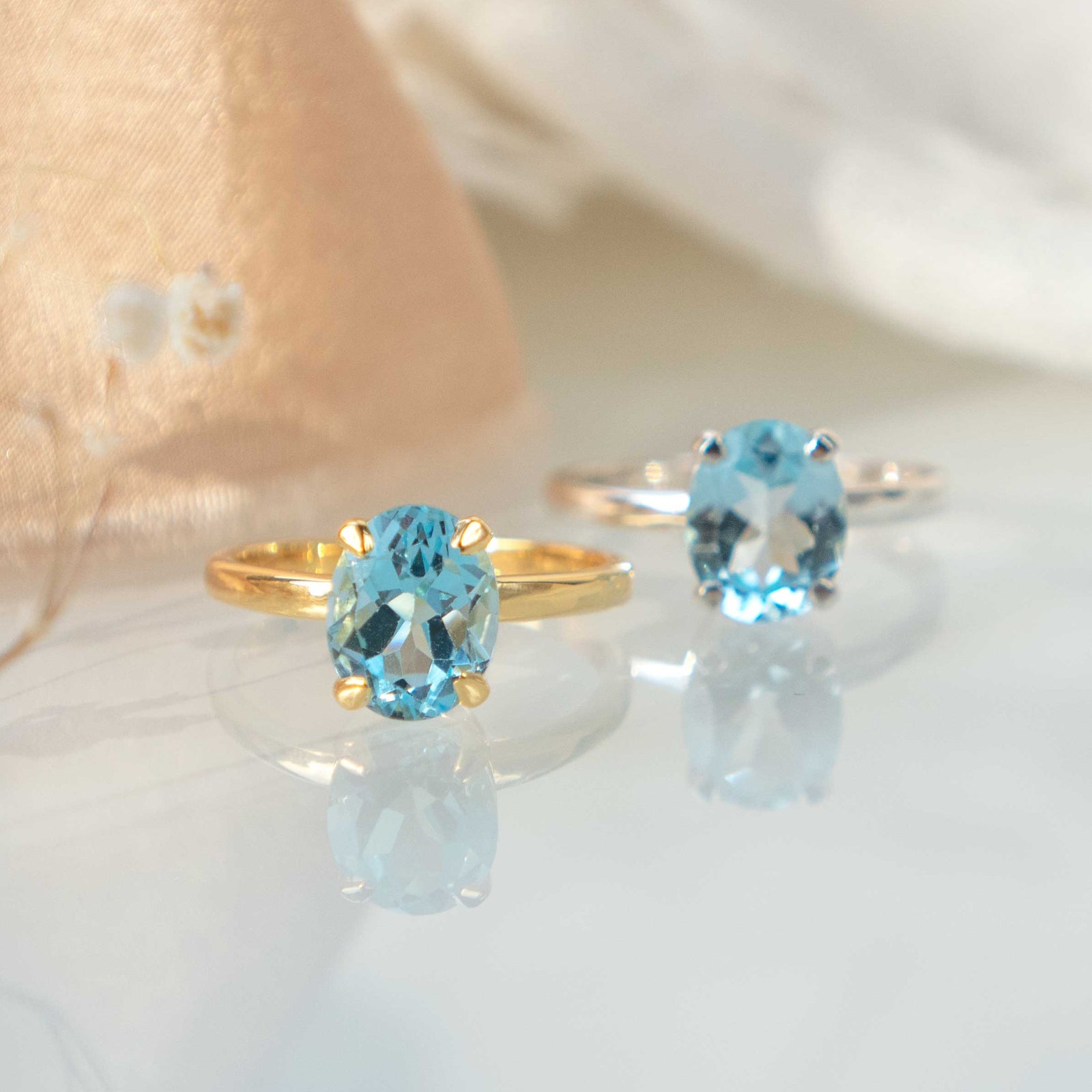 Blue Topaz Ring - Reign